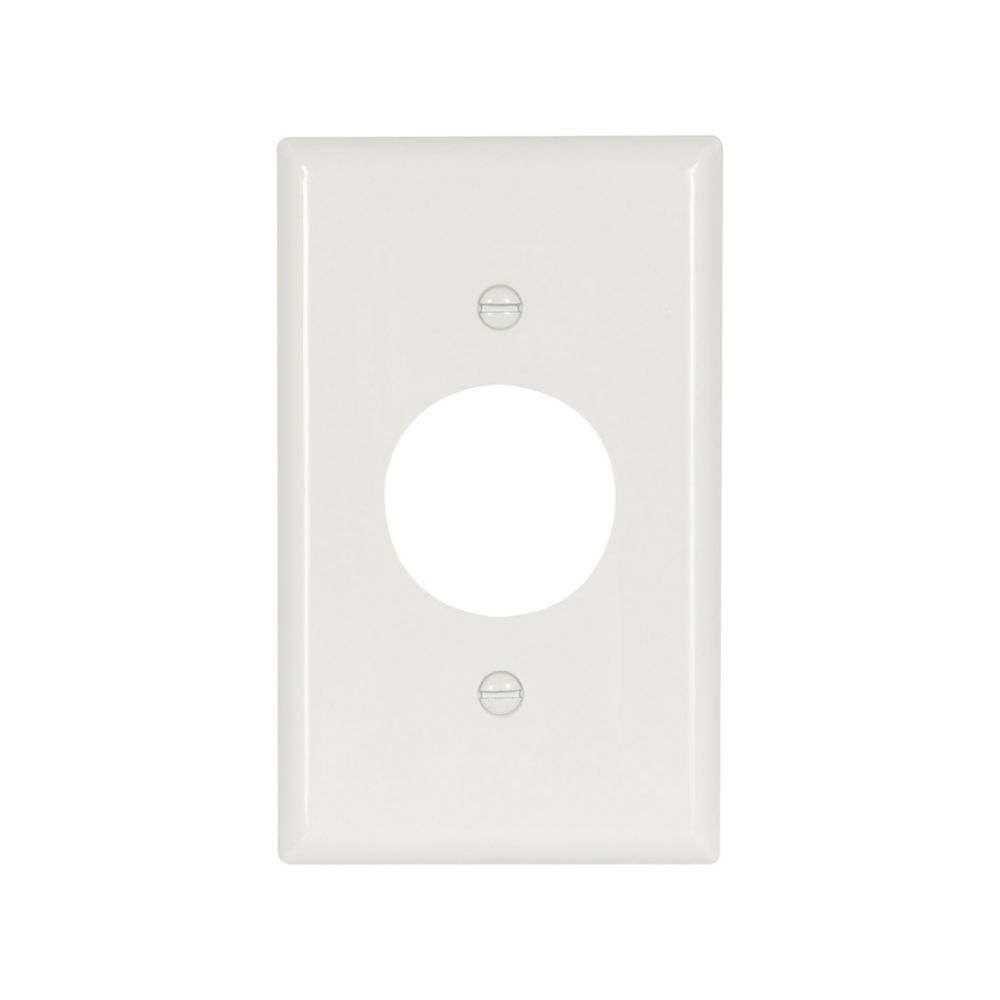 Eaton 1-Gang Single Receptacle Wallplate 1 Receptacle Screw ...
