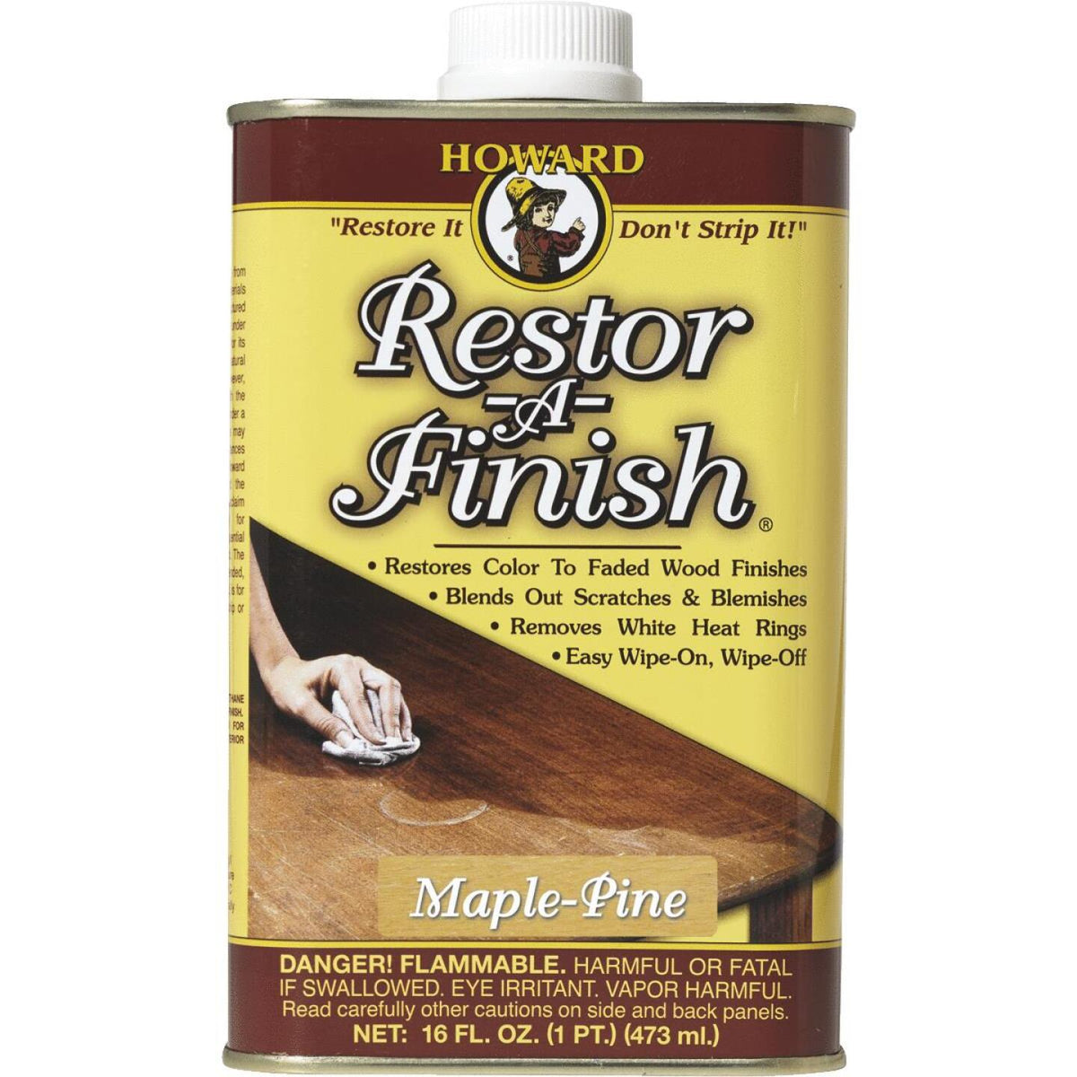 Howard Restor-A-Finish 16 Oz. Maple/Pine Wood Finish Restorer ...