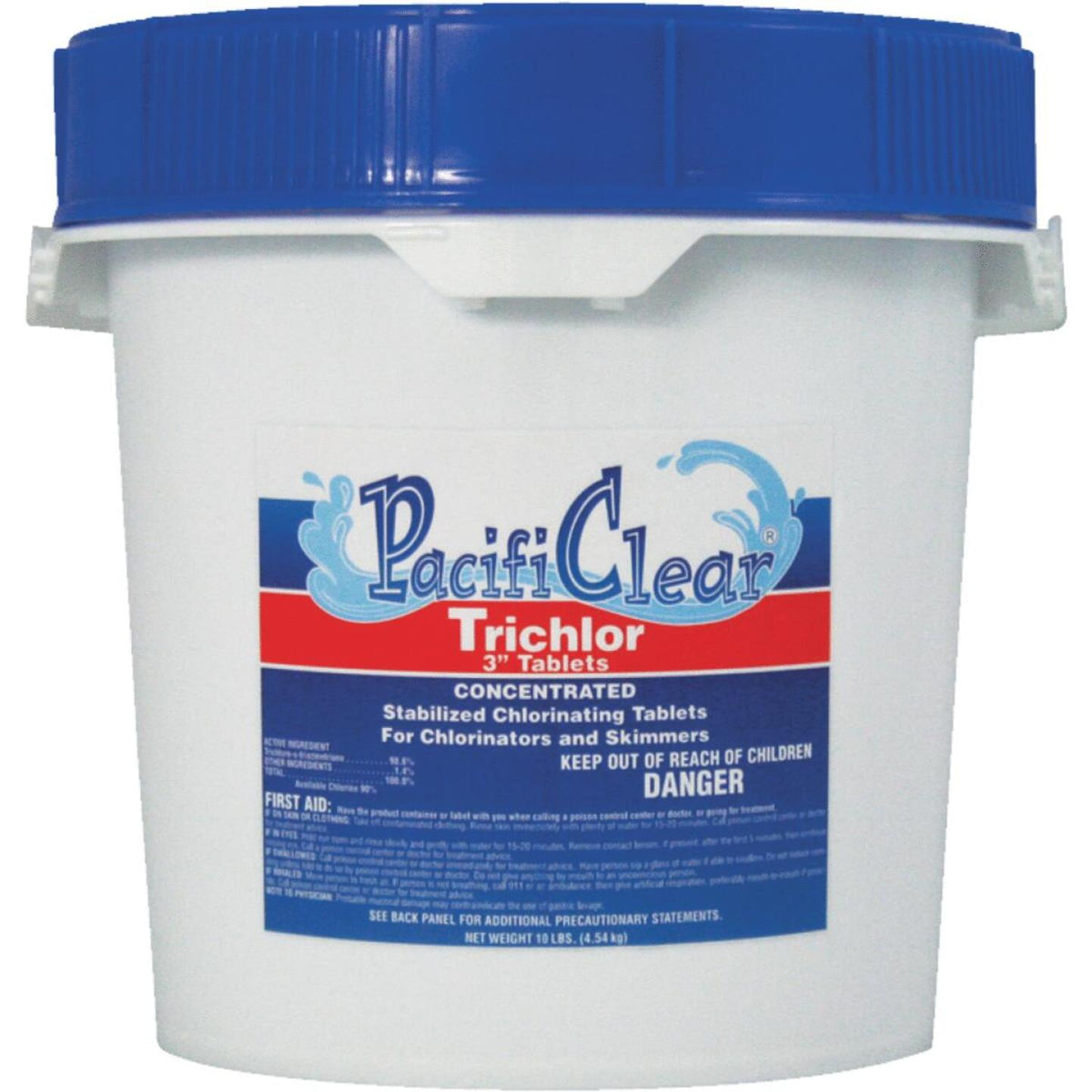 PacifiClear 3 In. 10 Lb. Trichlor Chlorine Tablet - Summerville ...