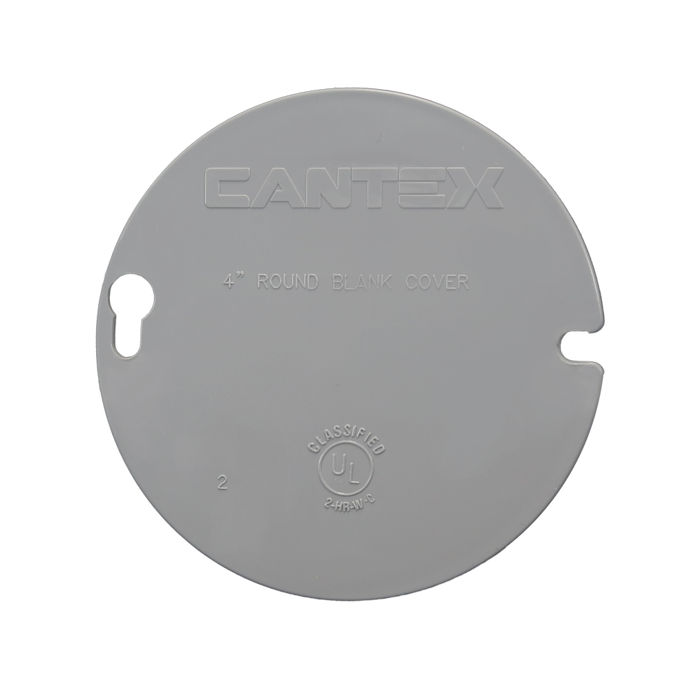 CANTEX 4 in. Round EZ BOX Blank Cover - Summerville, Georgia - Bryant ...